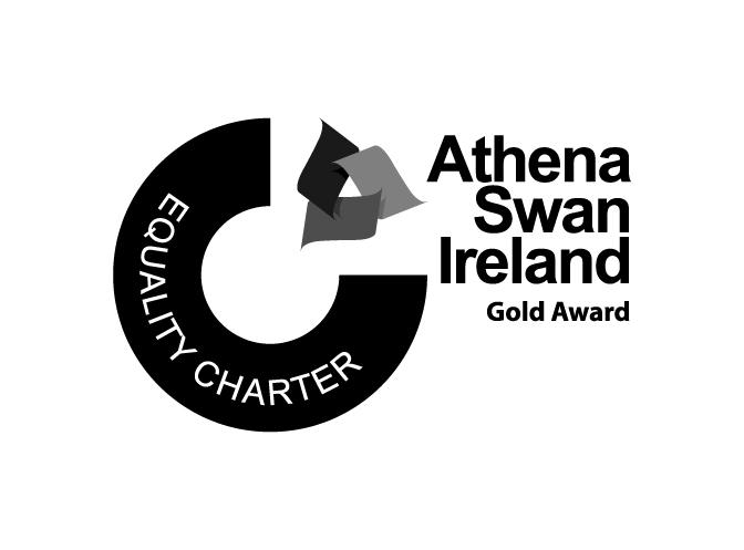 Athena Swan Ireland Gold logo - greyscale (English) | Advance HE